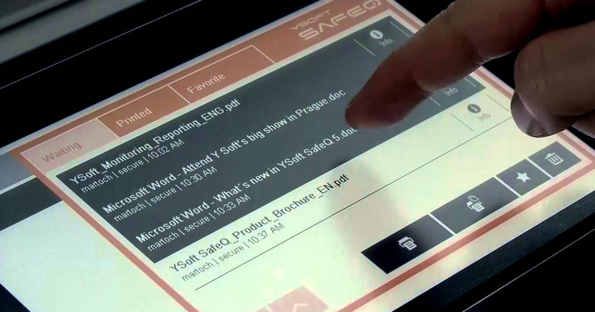 YSoft SafeQ Print Management - Adrastea